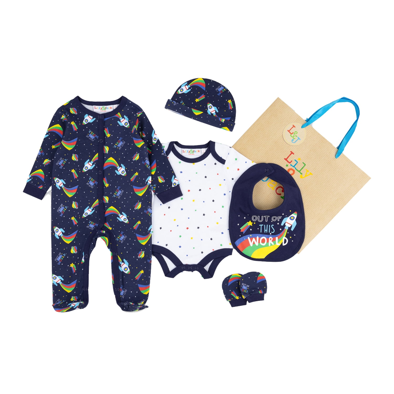 Click here for Lily And Jack Rocket World 5-Piece Layette Set - 1... prices