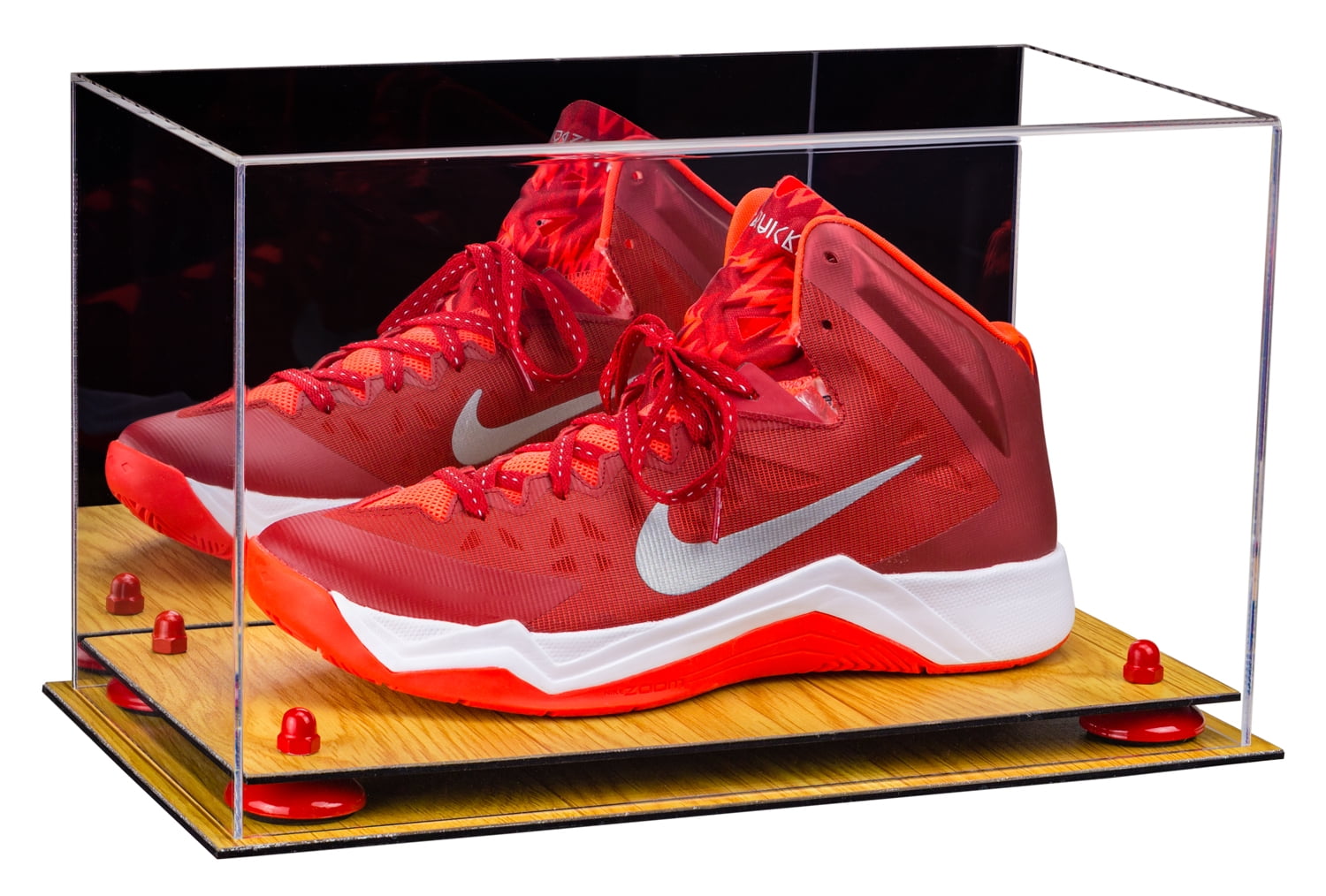 Deluxe Acrylic Large Shoe Display Case for Basketball Shoe Soccer Cleat ...