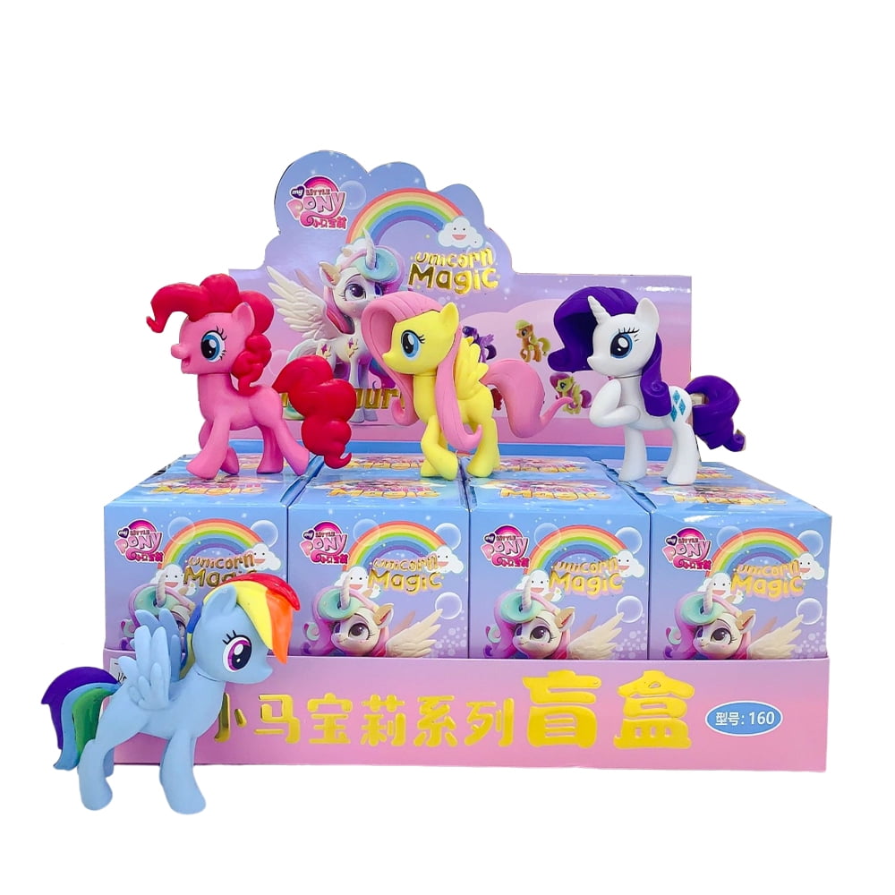 My Little Pony Blind Box MINISO figura de acción 12 estilos muñecas de ...