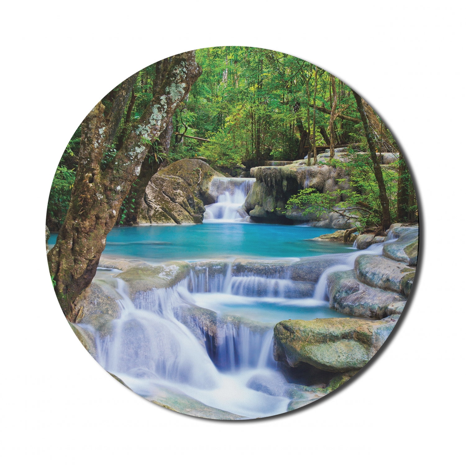Waterfall Mouse Pad for Computers, Fairy Image of Waterfall by the ...