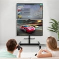 TVON Mobile Dual TV Stand for Four 32-65 Inch Plasma LCD LED Smart Flat ...