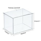 Uxcell Acrylic Display Case, Transparent Plastic Cube Box, 16x11x10.5cm ...