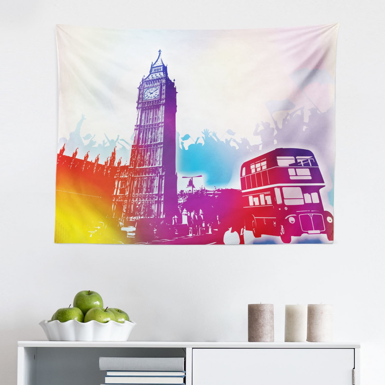 London Tapestry, Tower Bridge in London British Architecture ...