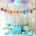 Little Monster Banner for Monster Theme Birthday Party Decorations ...