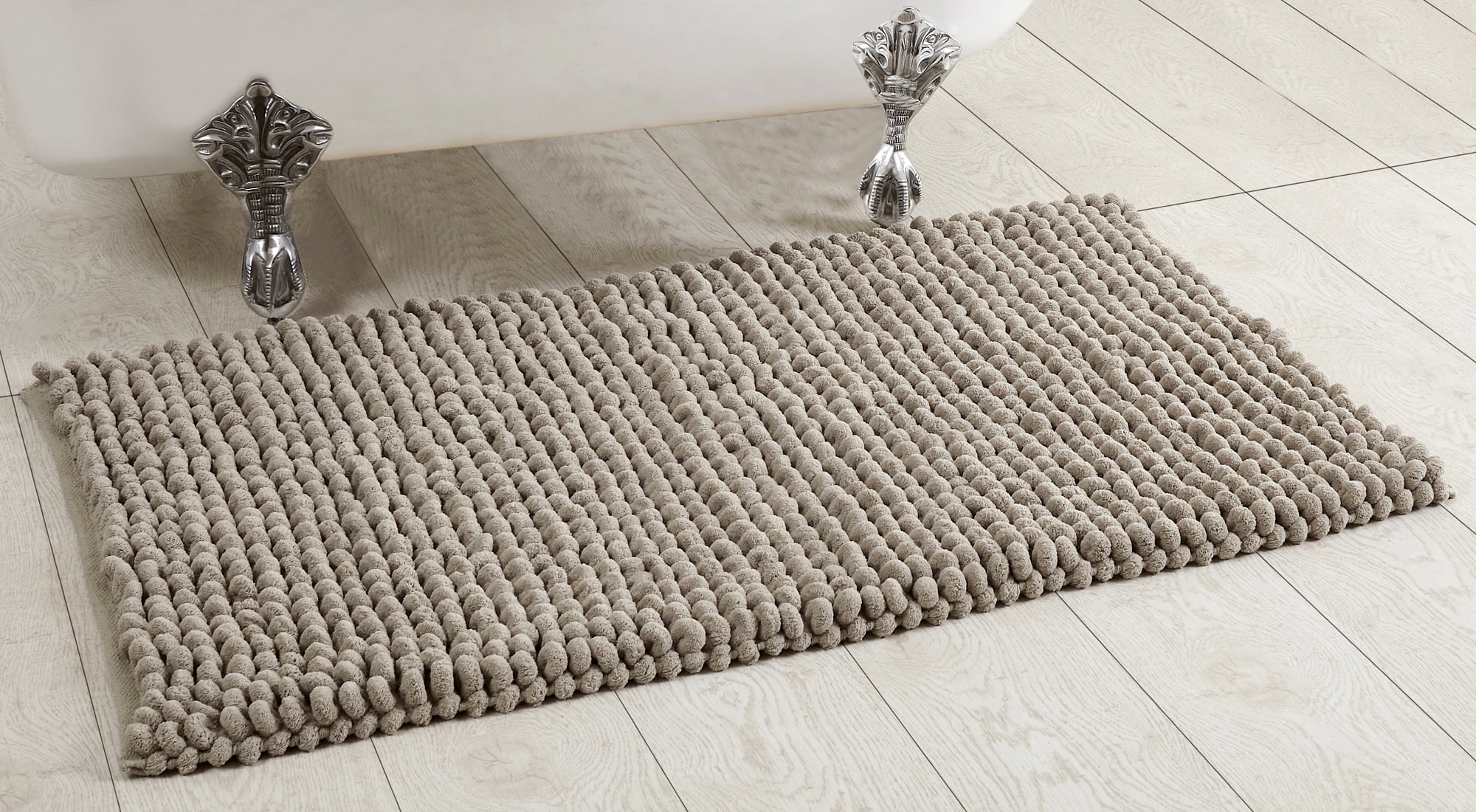 Better Trends Noodle Tufted Bath Mat Rug 100% Micro Polyester, 27" x 45 ...