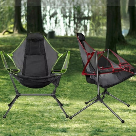 Collapsible Rocking Chair Outdoor Recliner for Automatic Tilt Leisure ...