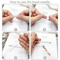 Beading Needle, Bead Needle Big Eye Beading Needles Set For Seed Beads ...
