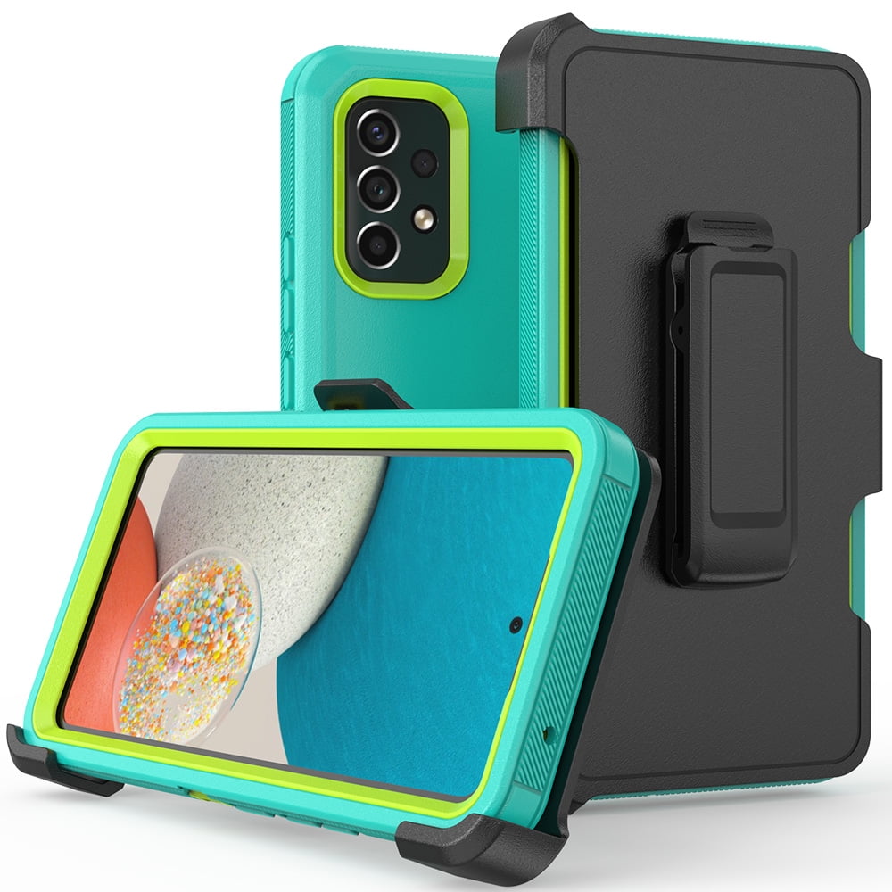 NIFFPD Samsung Galaxy A53 5G with Belt-Clip Holster, Tough Rugged ...