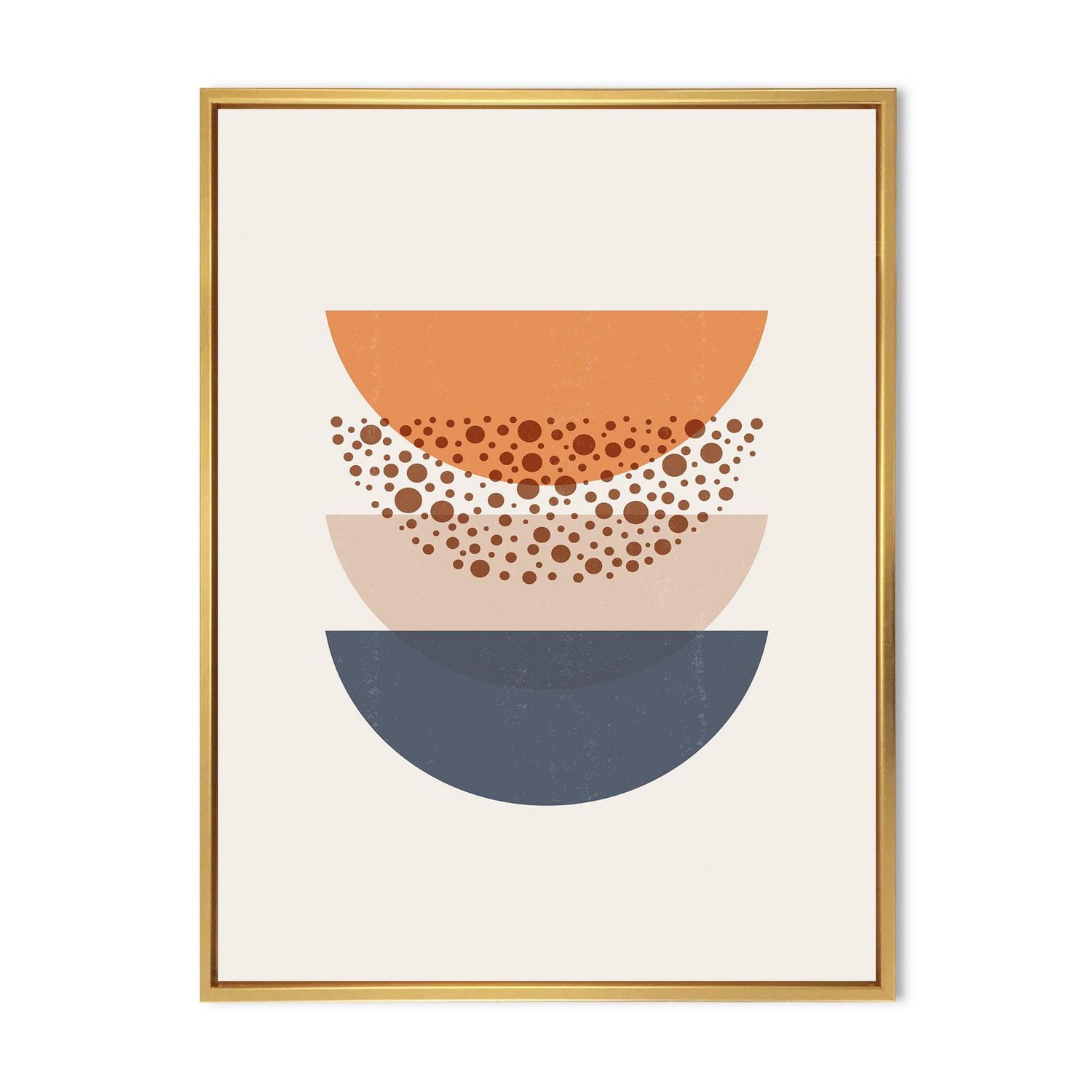 Click here for Designart Abstract Sun & Moon Geometrics In Blue &... prices