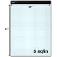 Mr. Pen Graph Paper, 5x5 (5 Squares per inch), 11"x8.5" Engineering ...