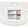 Two 9'' Reusable Clear Cake Carriers | Containers and Lids | 2 Sets ...