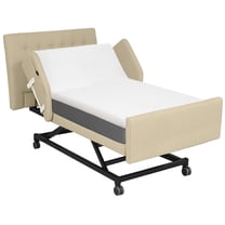 ProHeal Full Electric Hospital Bed, Twin Size, Home Style, Memory Foam ...
