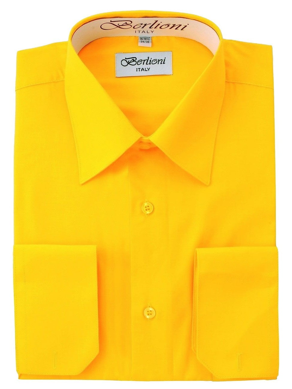 Men's Solid Color Dress Shirt - Walmart.com