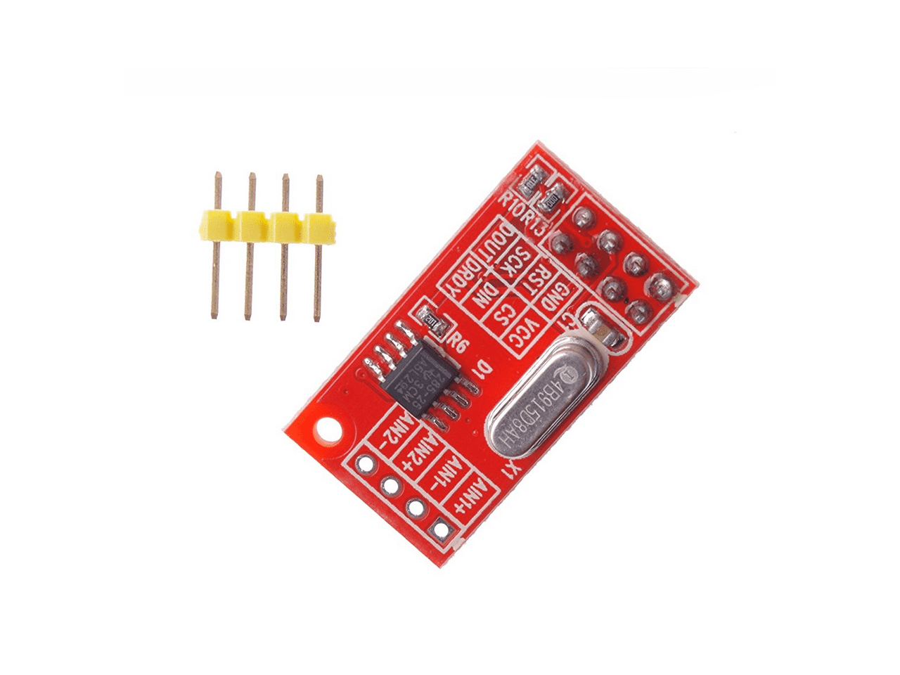 AD7705 Dual 16-bit ADC Data Acquisition Module SPI Precise TM7705 ...