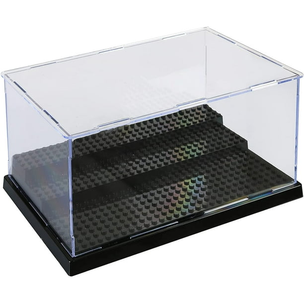 JDS Toy Store Acrylic Display Case in Black for Minifigure & Action ...