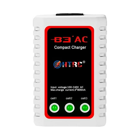 Butwevi HTRC B3 2-3S LiPo Compact Charger 7.4-11.1V AC RC Model Balance ...