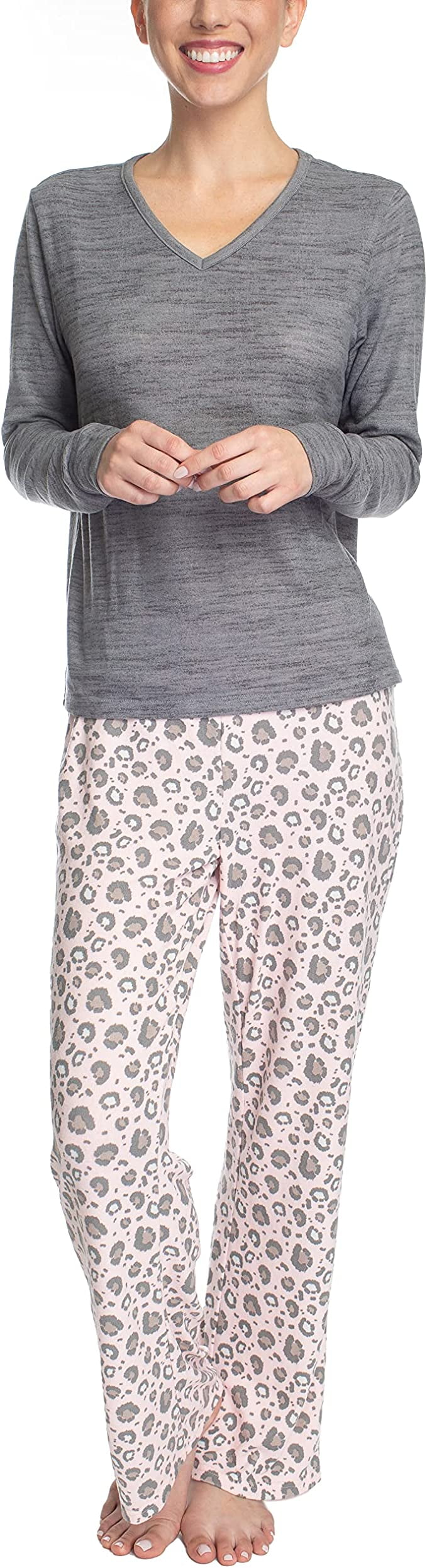 Goodnight Kiss Women's Max and Relax Butter Knit Lounge Wear Pajama Set ...