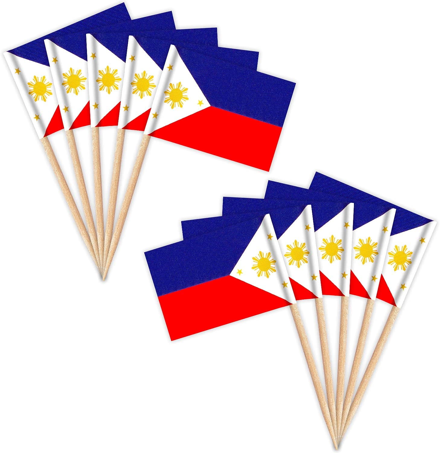 Philippines Flag Filipino Toothpick Flags,Small Mini Philippines ...