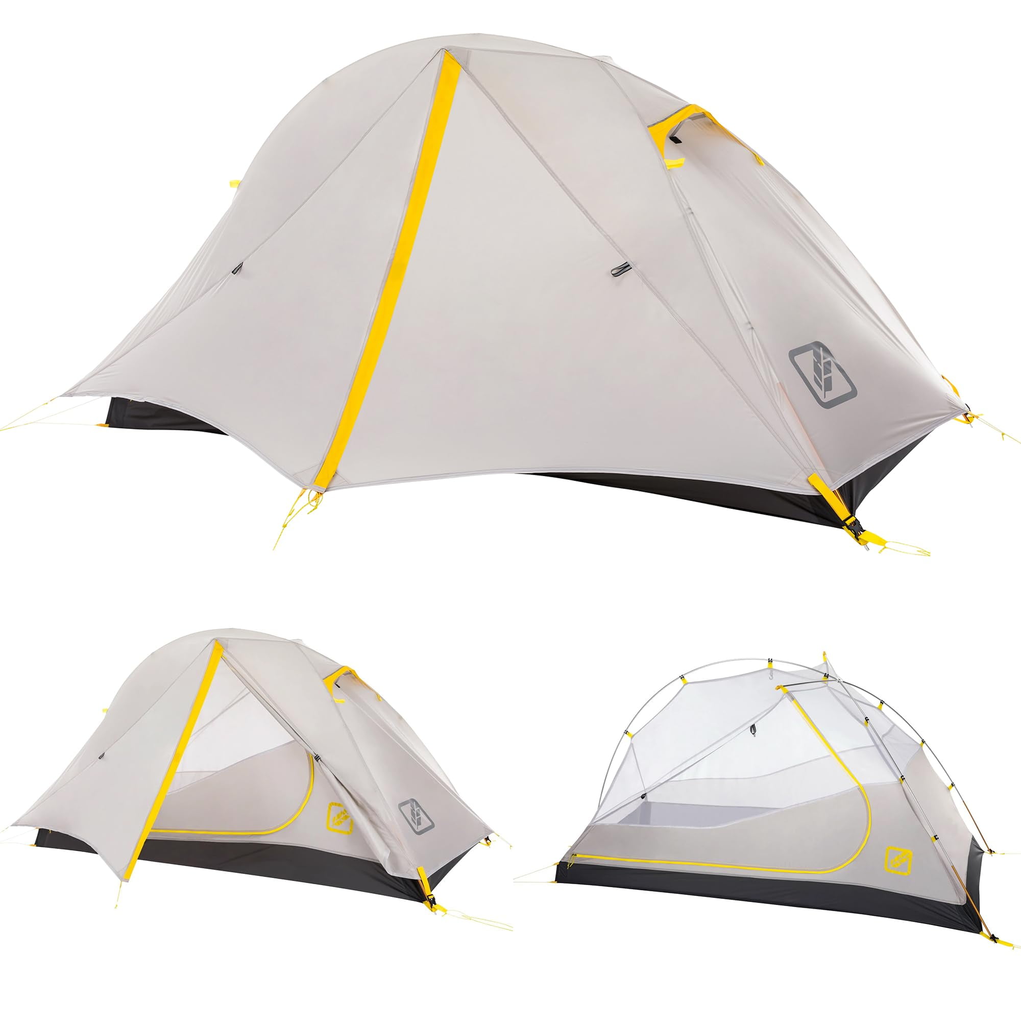 Featherstone UL Obsidian 1 Person Backpacking Tent Lightweight, 3 ...