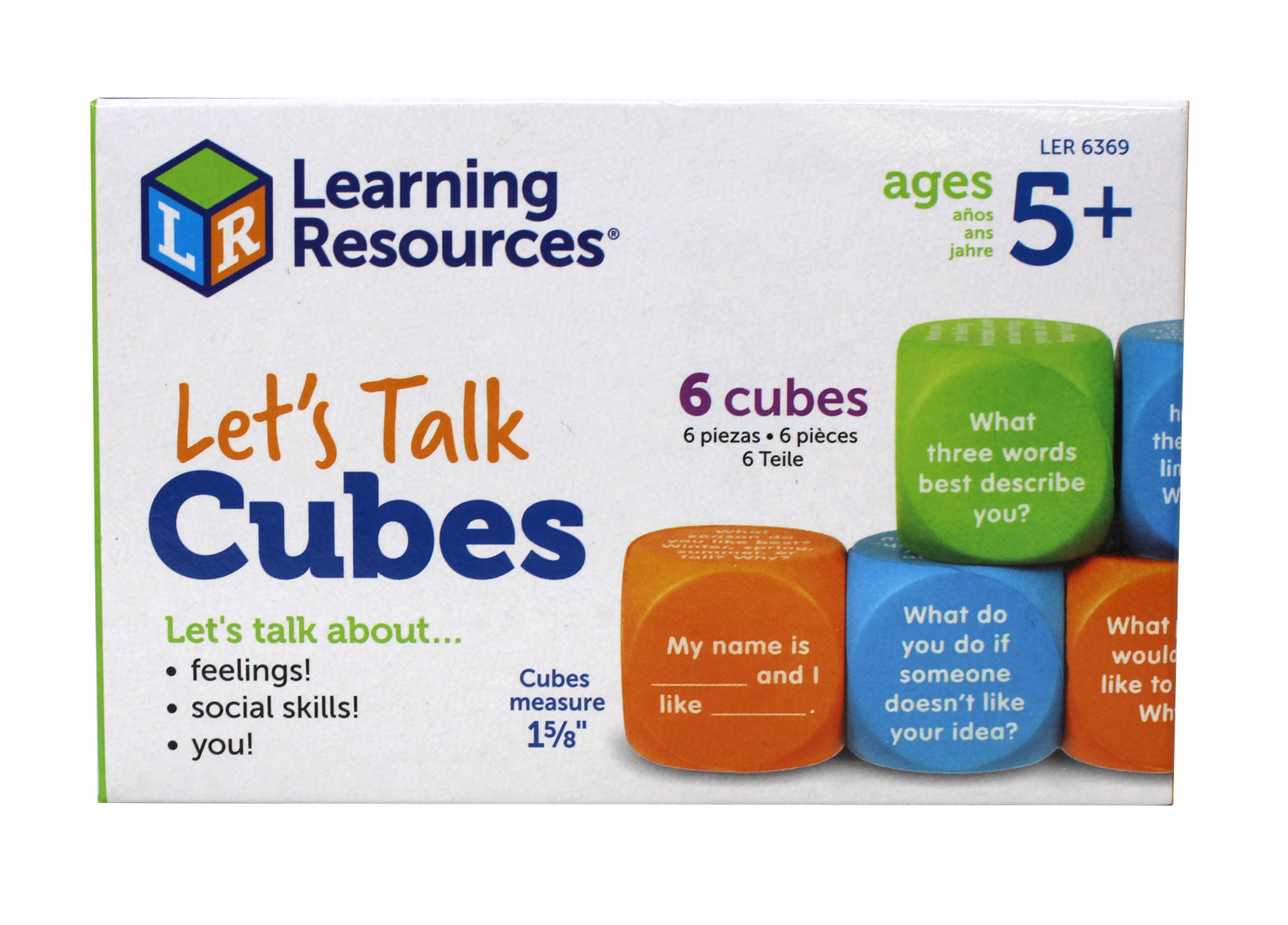 Learning Resources Lets Talk! Cubes, Conversation Nepal | Ubuy