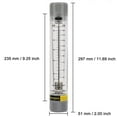 LZM-25G Water Liquid Flow Meter Flowmeter 6-60GPM 30-225LPM Tube Type ...