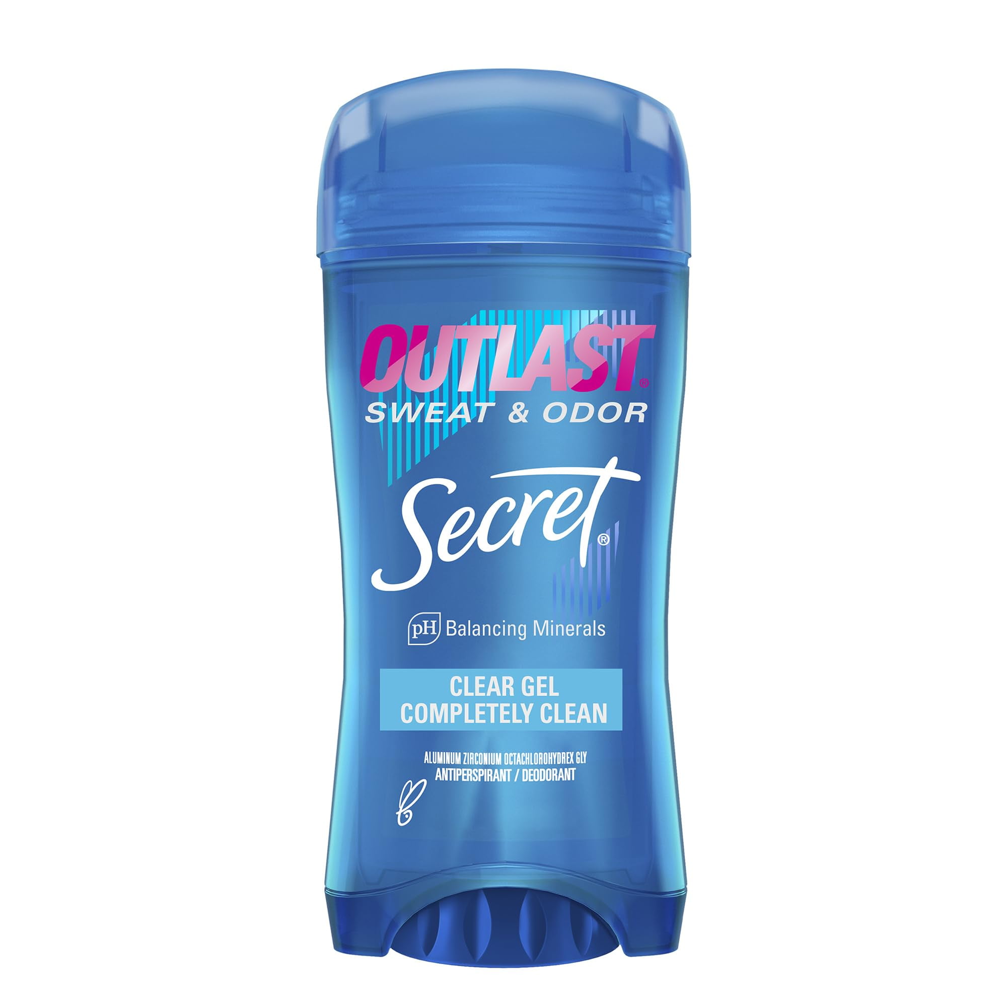 Desodorante antitranspirante Secret Outlast, gel transparente, 75 ml ...