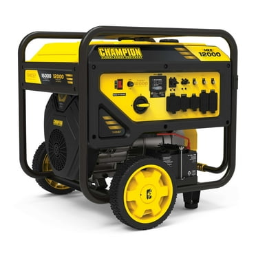 Champion 4000-Watt Electric Start Tri Fuel RV Ready Portable Generator ...
