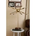 Mid Century Sputnik Style Table Lamp – 16-Bulb Retro Modern Starburst ...