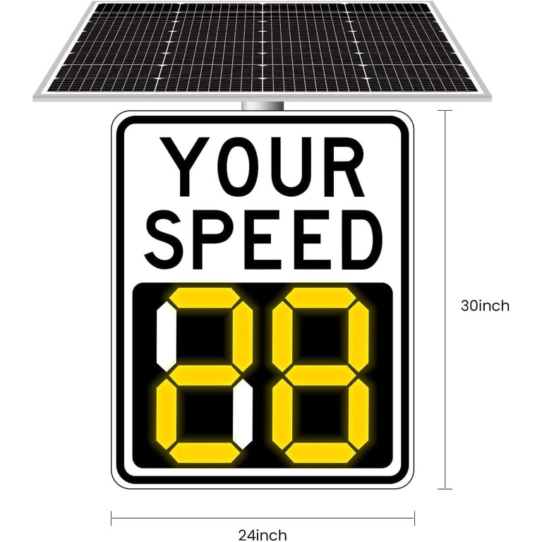 Solar Powered Speed Signs