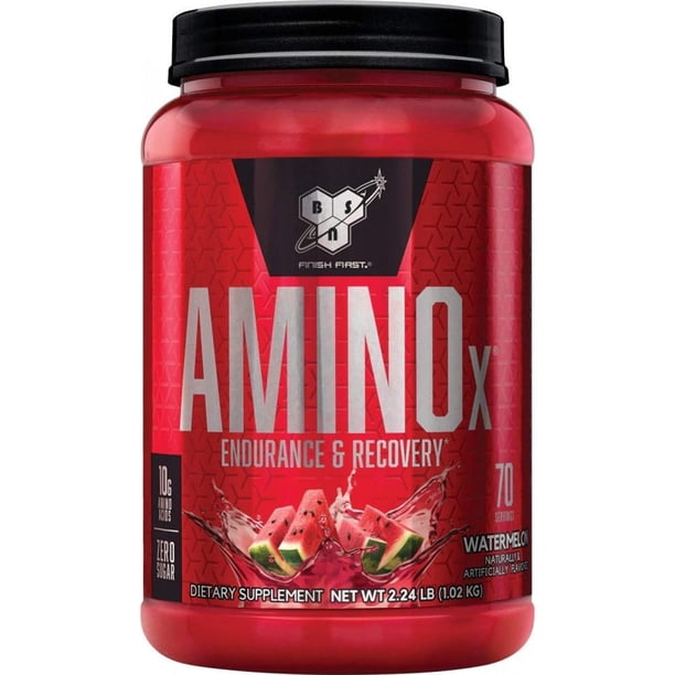 BSN Amino X Amino Acids + BCAA Powder, Watermelon, 70 Servings ...