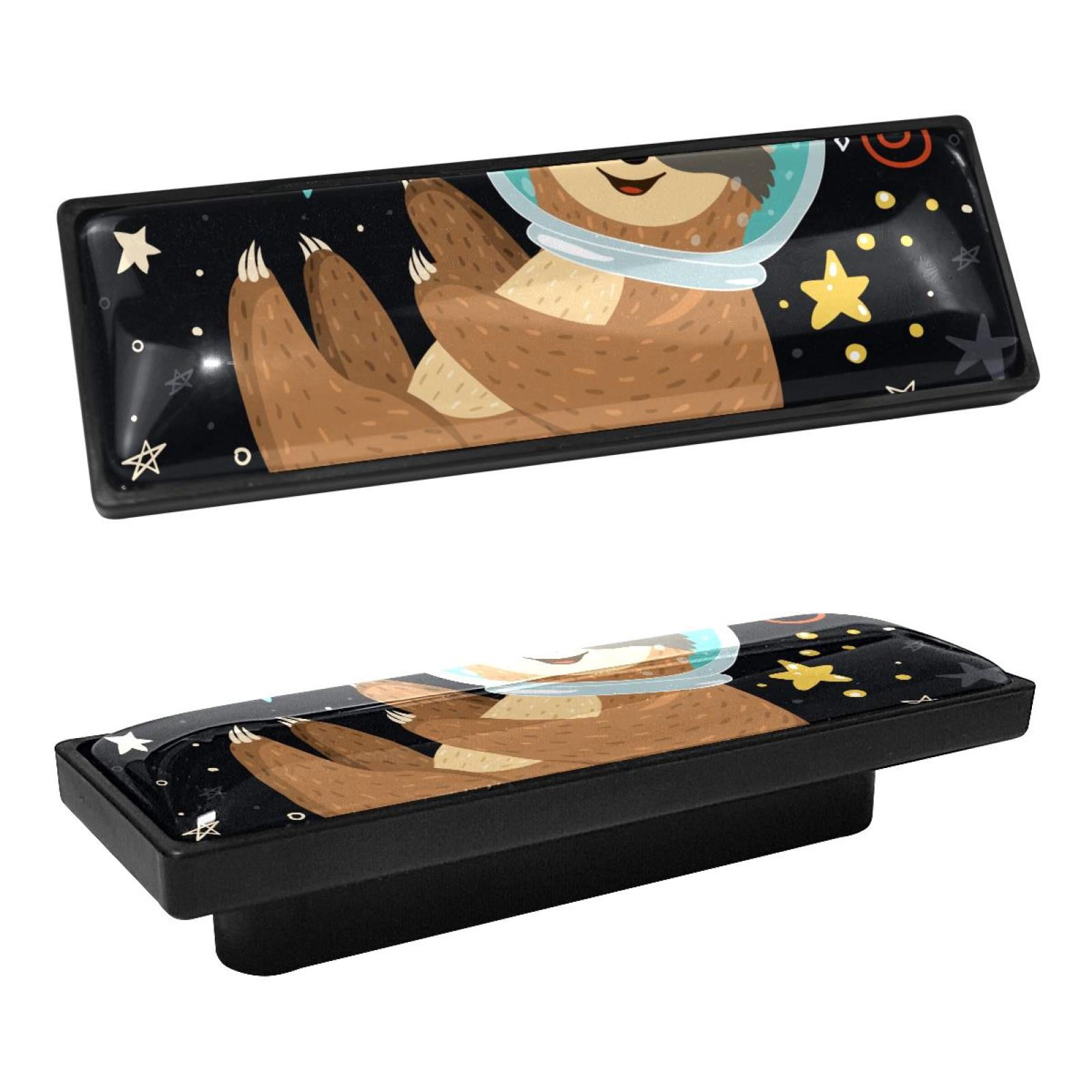 4 Pcs Rectangle Cabinet Handle Cupboard Knob Drawer Pulls Handle Sloth ...