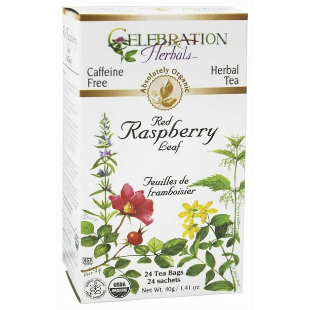 Celebration Herbals - Organic Caffeine Free Red Raspberry Leaf Herbal ...