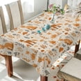 60x90in Square Printed Tablecloth Easy-Care Decorative Table Cloth for ...