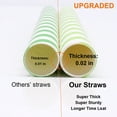 Boba Straws, Smoothies Straw Disposable Extra Large 0.5" 1/2" 12mm Wide ...