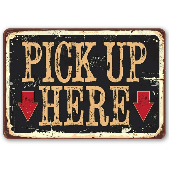 Metal Sign - Please Pay Here Metal Sign - Durable Metal Sign - Use ...