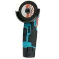 Mini Cordless Brushless Angle Grinder Cutting Tool with Battery Charger ...