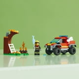 LEGO City 4x4 Fire Engine Rescue Truck Toy Set 60393 - Walmart.com