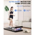 YDZJY Electric Exercise Treadmill, 0.6-3.8 mph Walking Pad with Remote ...