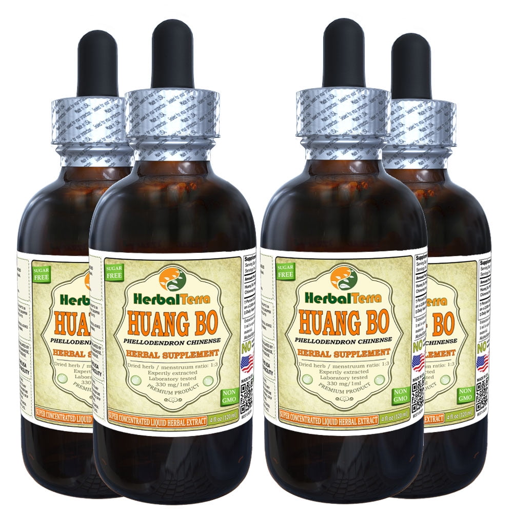 Huang Bo, Huang Bai, Amur Cork Tree (Phellodendron Chinense) Tincture ...