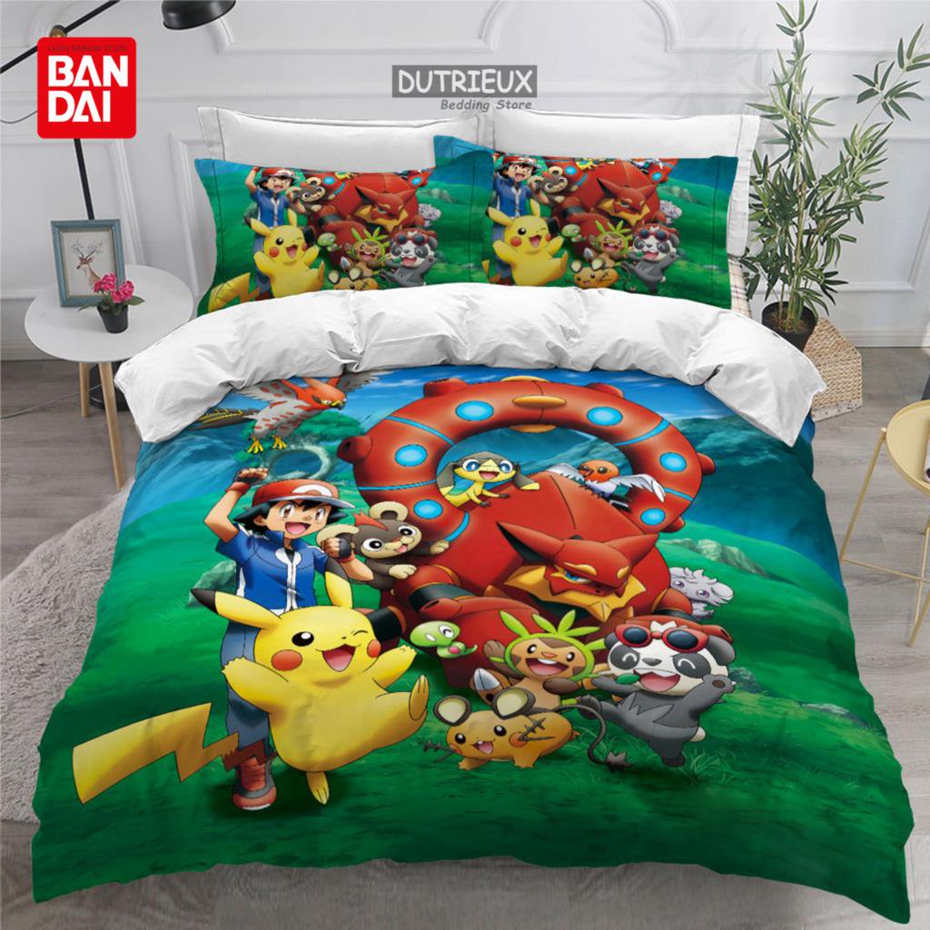 Click here for Dengle Popular Pokemon Pikachu Duvet Cover Pillowc... prices