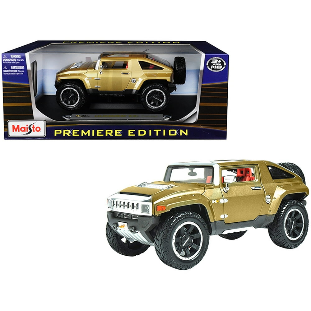 Hummer HX Concept Blue 1/18 Diecast Model Car by Maisto - Walmart.com ...