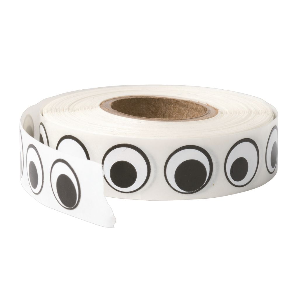 Colorations Black and White Googly Eye Stickers - 1000 Pieces - Walmart.com