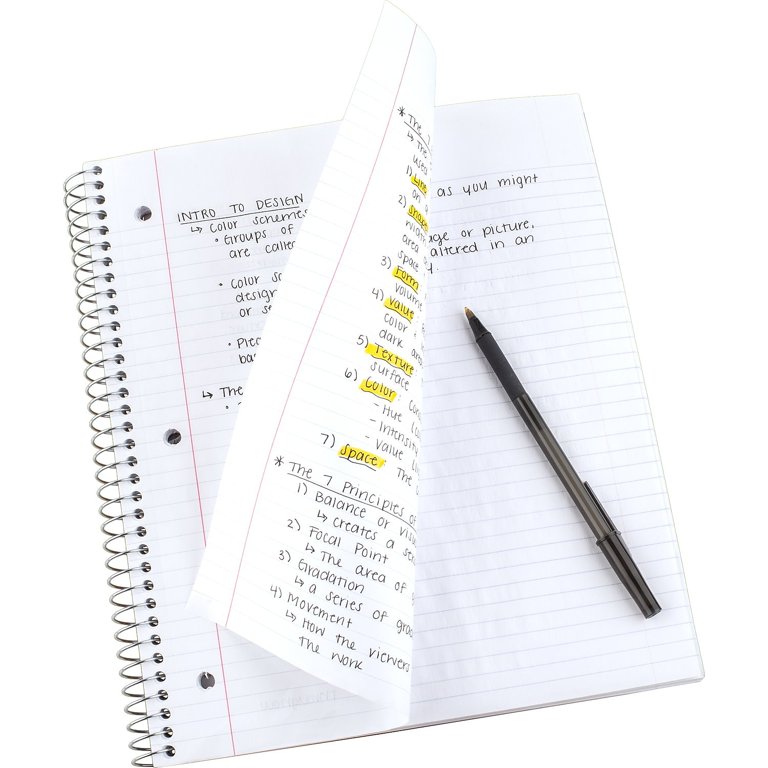 Spiral Notebook Texture