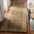 SAFAVIEH Heritage Wight Traditional Wool Area Rug, Green/Beige, 8'3" x ...