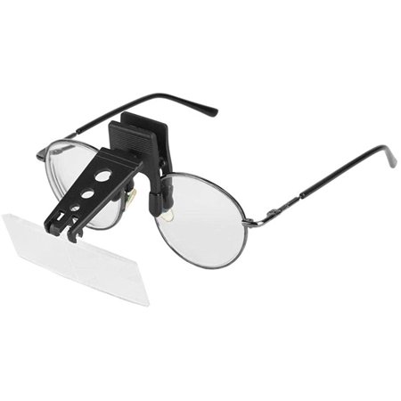 Clip On Glasses Type Magnifying Glass Magnifier 1.5x 2.5x 3.5x ...