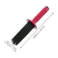 BESTYASH 2Pcs Red Professional Curling Brush for Curly Hair Lightweight ...