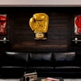 Boxing Gloves Clock, 2D Acrylic Flat Printing Decoration, Sports Themed ...