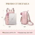 Missnine Mini Backpack for Women Cute Small Backpack Purse With Pompom ...