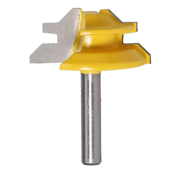 DYNWAVECA 1/4 Shank Lock Miter Router /4 Stock Joint Router Bit ...