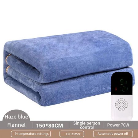 Flannel Electric Blanket Bed Double 220V Heating Thermostat Throw ...